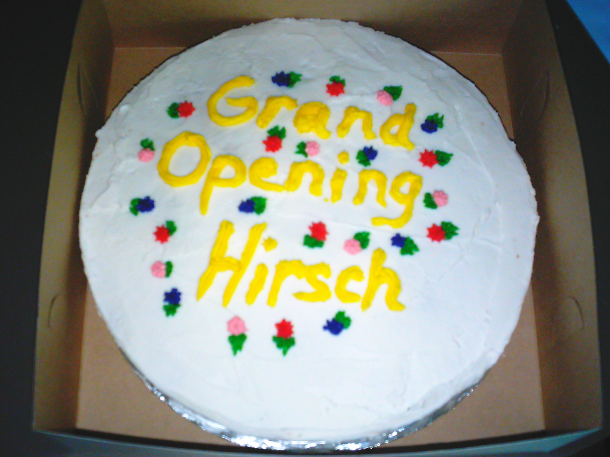 Hirsch Grand Opening Cakes