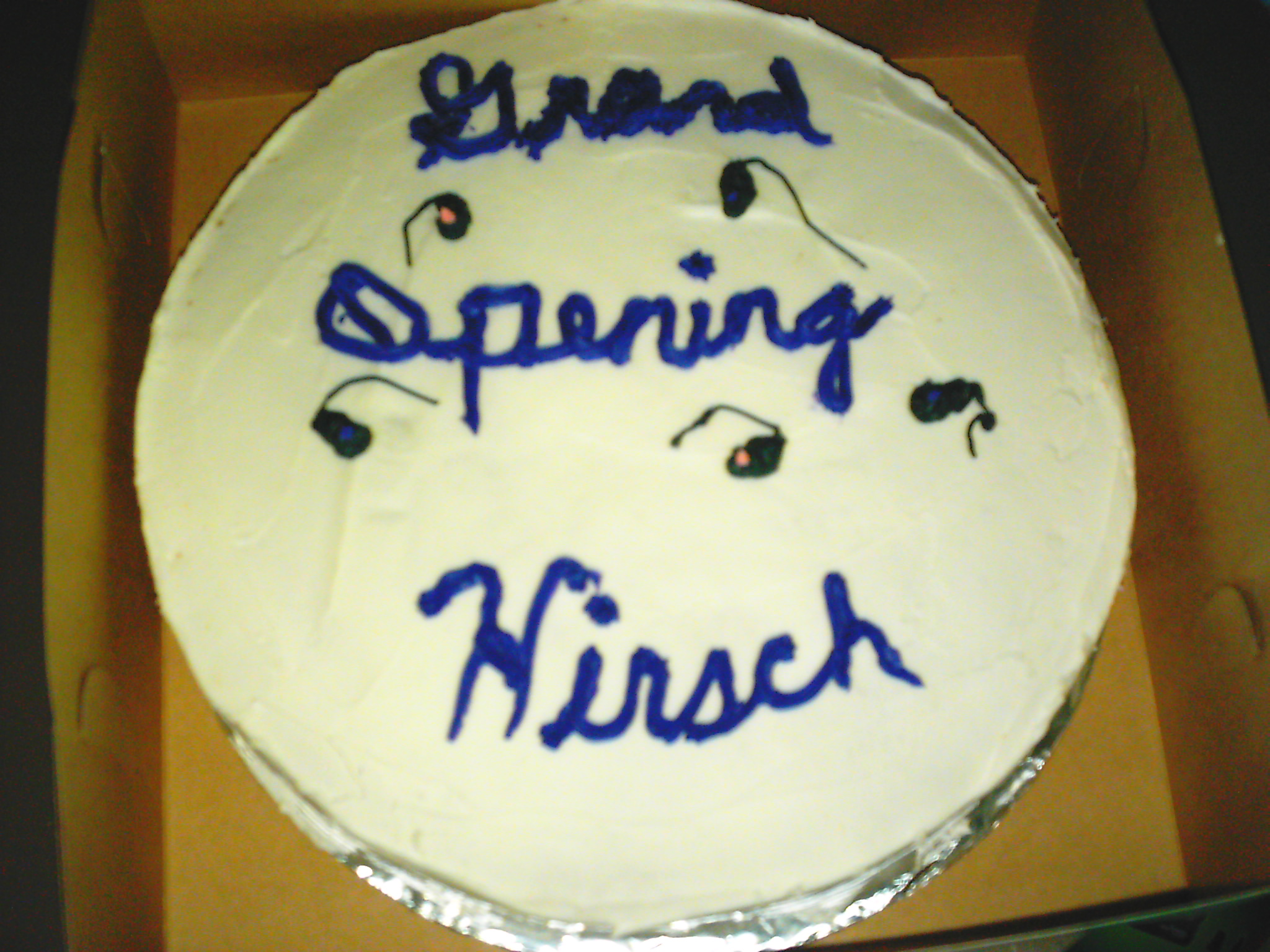 Hirsch Grand Opening Cakes